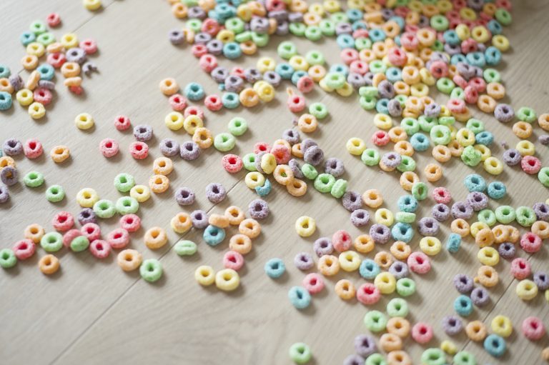 froot loops on floor - North Star Mat